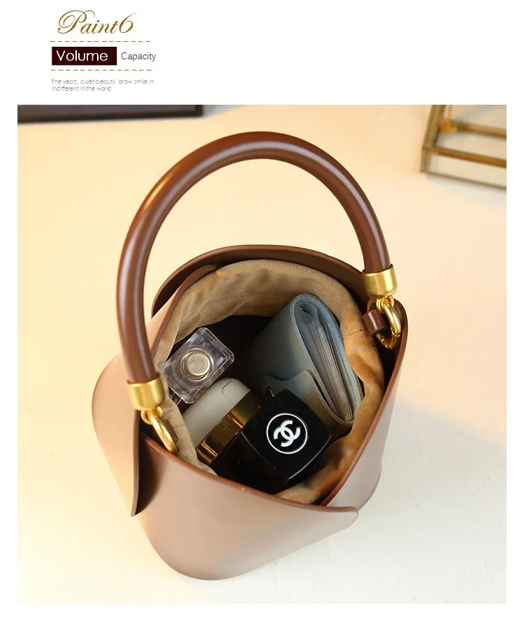 Niche Design Retro Vegetable Basket Bag Versatile Luxury Hand-Held ...
