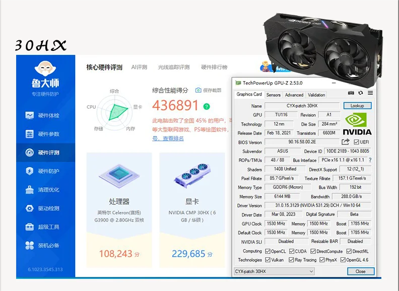Used P106-100 6gb Gddr5 Video Card P104 100 Gpu Graphics Card P104 100 ...