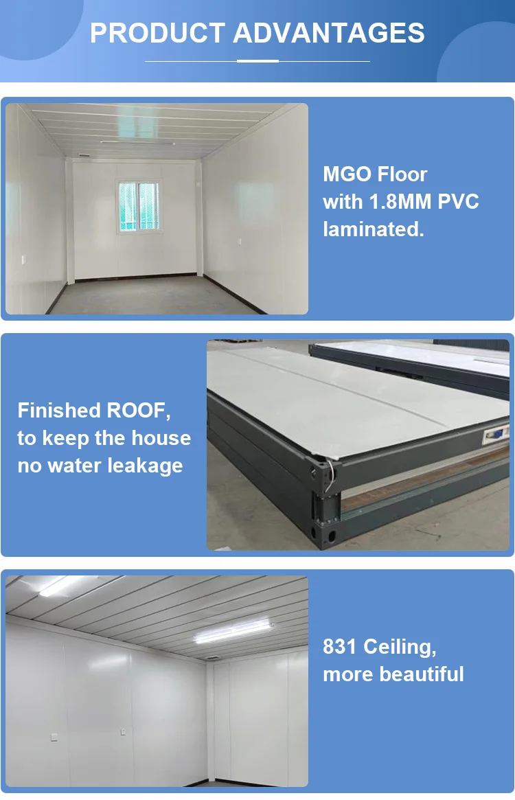 10 Minutes Installation - Modern Prefab House with 2 Bedrooms