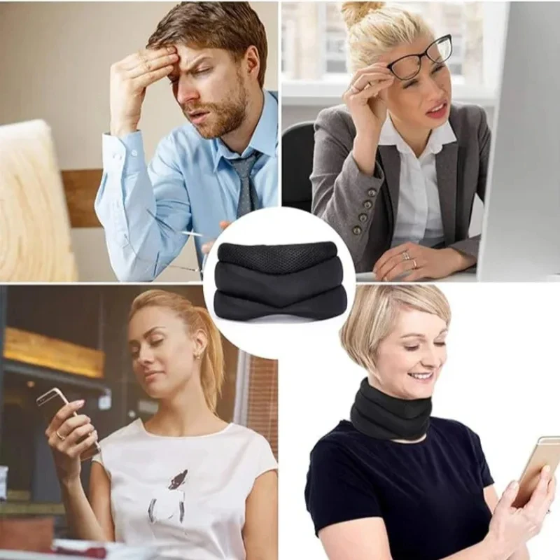 Neck Support Cervical Brace - Adjustable & Durable Foam