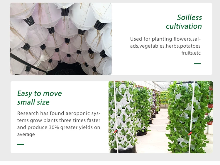 Agro Aeroponic Growing Towers Vertical Garden Hydroponic System - Buy ...