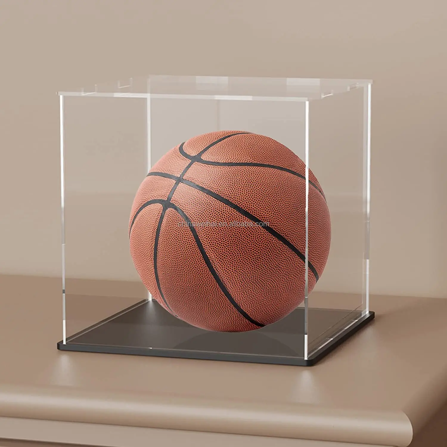 Acrylic Display Case,12x12x12 Inch Cube Acrylic Box With Base For ...