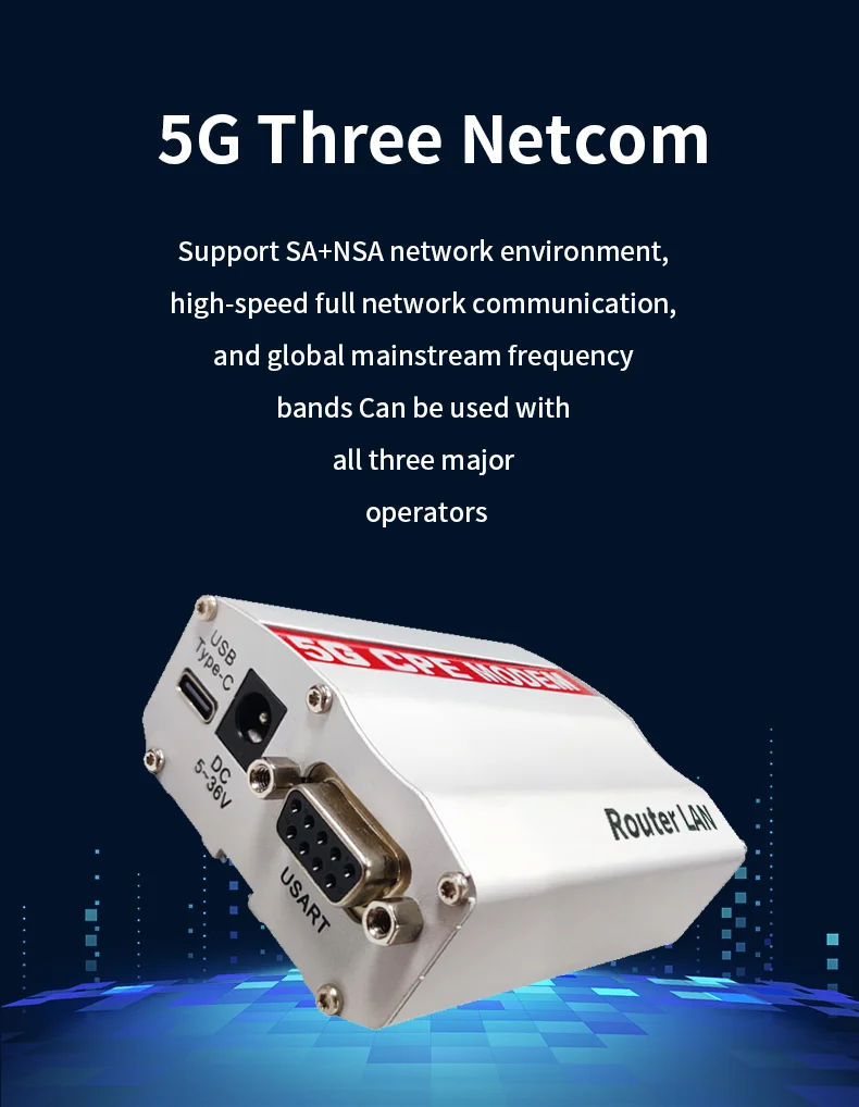 5g Iot Gateway Openwrt Vpn Dual Band Celular 5g Lte Modem Industrial 5g ...