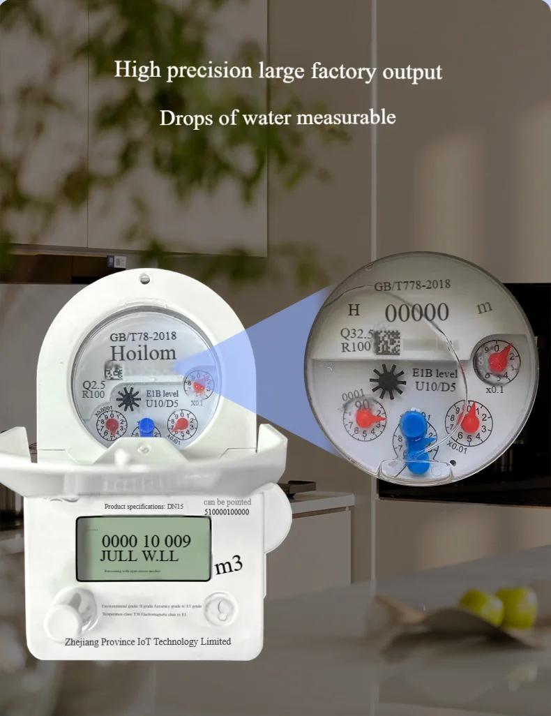 Rs485 Smart Water Meter Cnydn Remote Control For Rental House And ...