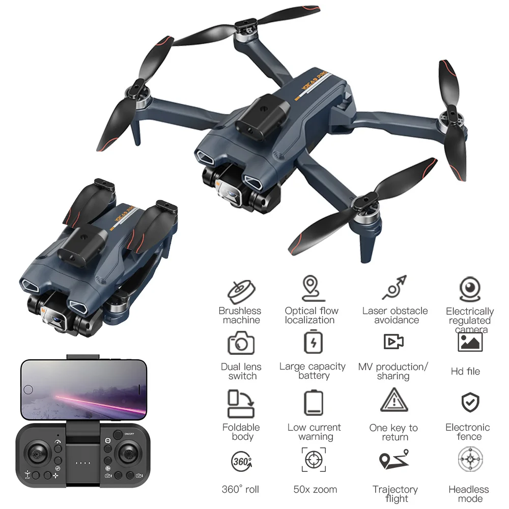 New A9 Pro 8k Drone 5g Wifi Fpv 4k Hd Camera Helicopter Brushless ...