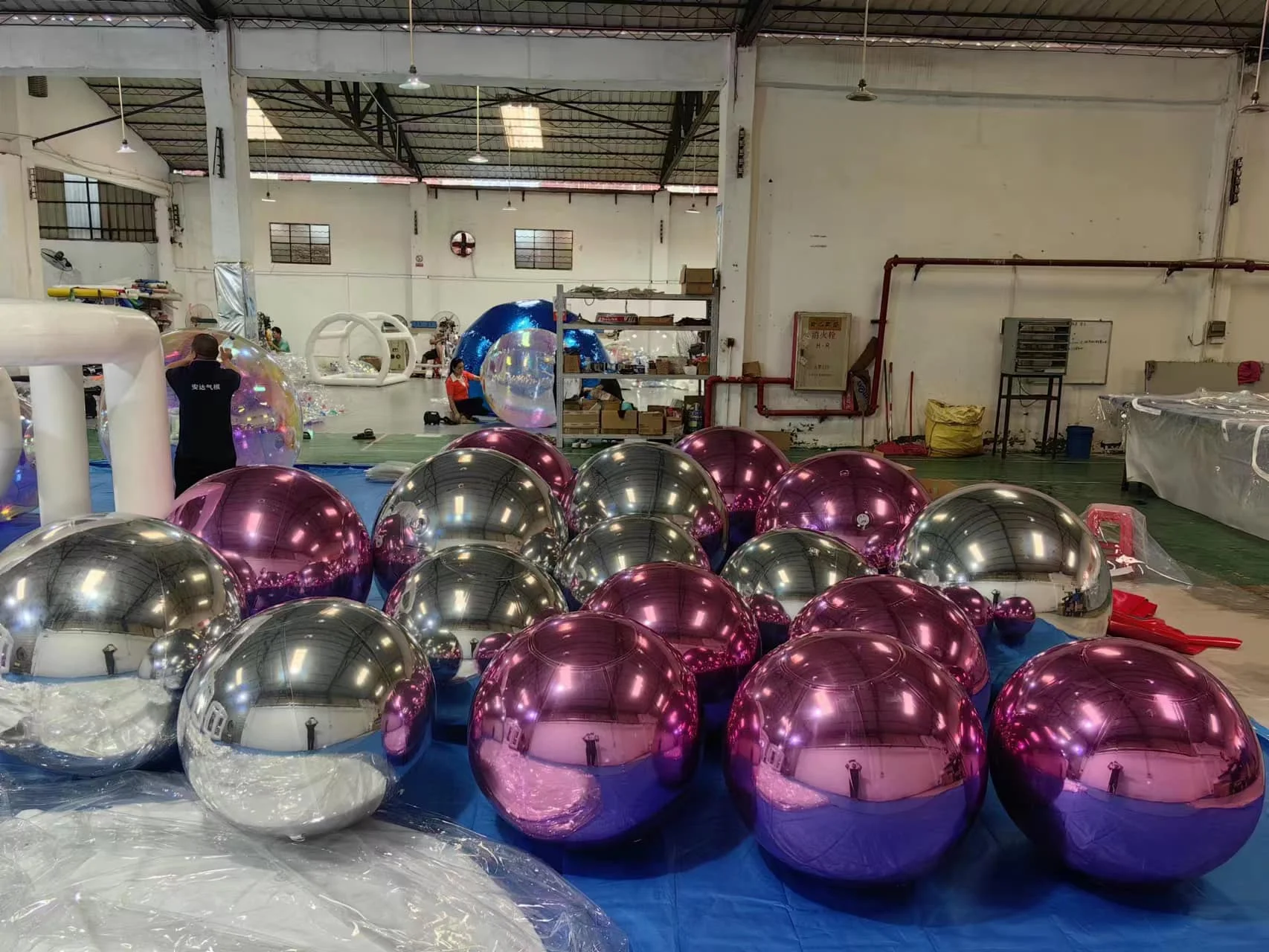 Giant Event Iridescent Inflatable Mirror Ball Wholesale Inflatable ...