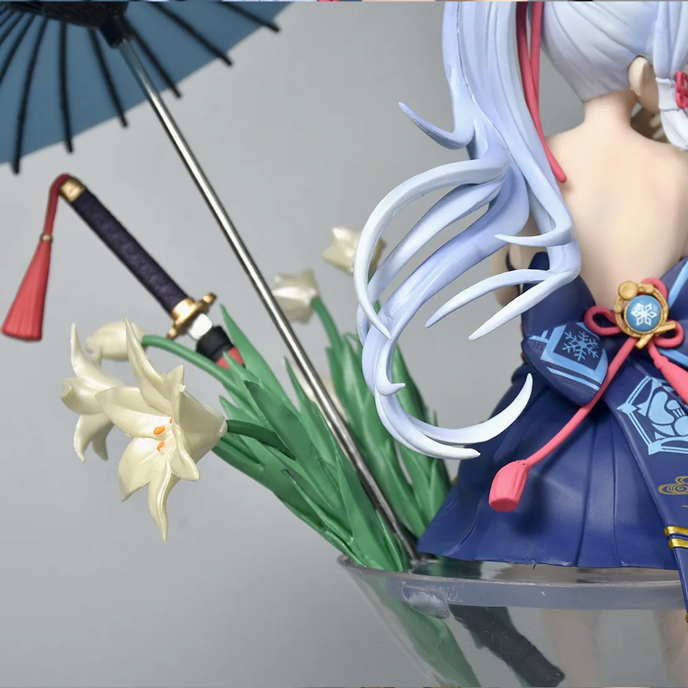 Game Genshin 25cm Kamisato Ayaka Klee Hibana Knight Anime Figure Gan Yu ...