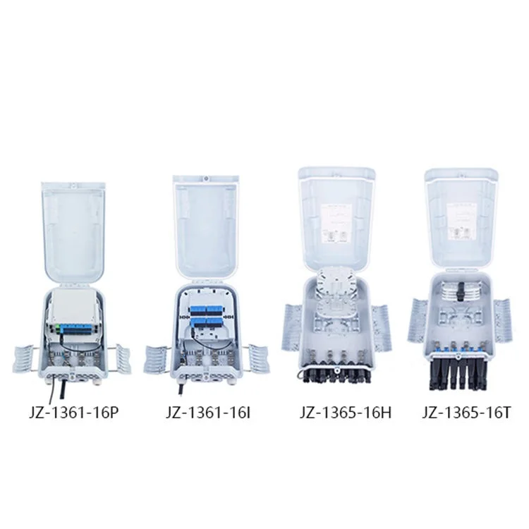 24 Core Fiber Optic Distribution Box Ftth Grey Pc Abs Wall Mounting Or ...