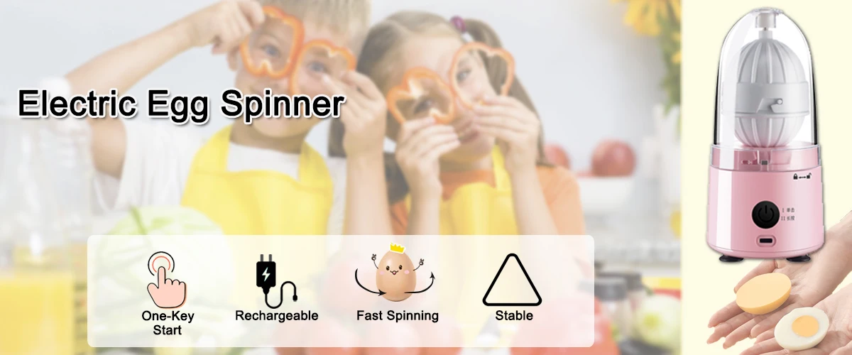Pink Color Electric Egg Scrambler Shaker Type-C Charge Egg Spinner ...