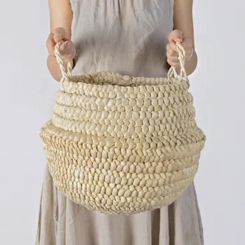 Natural Material Maize Storage Baskets Seagrass Changing Basket From ...