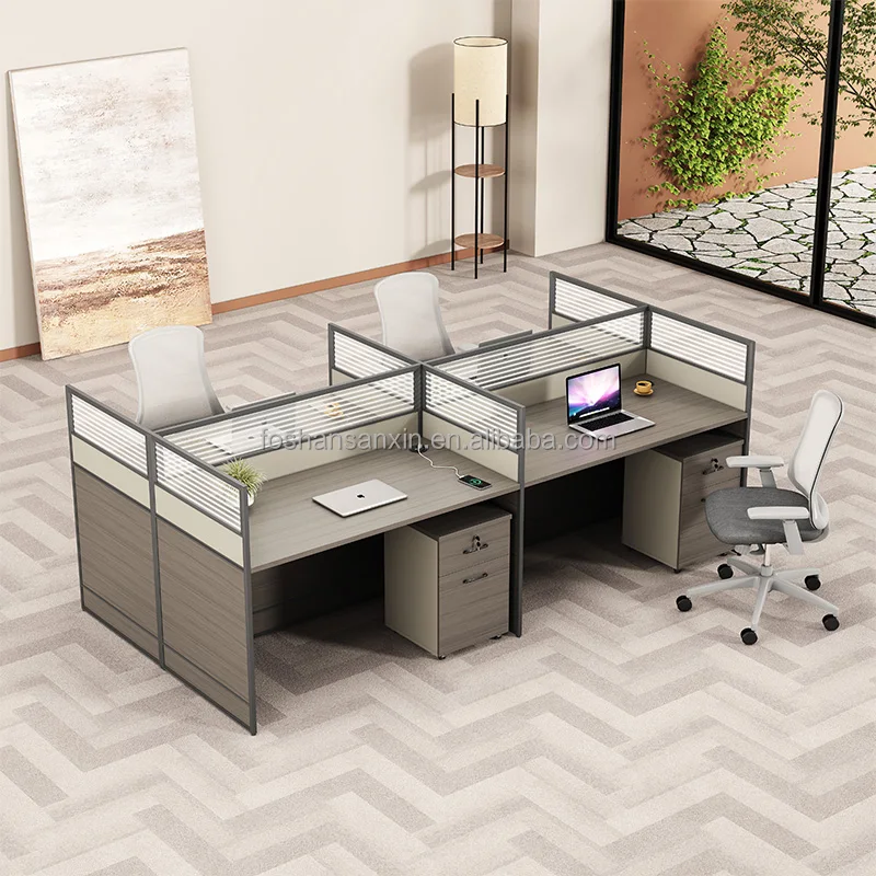 Modern Call Center Cubicles Modular Office Workstations 6 8 Seats ...