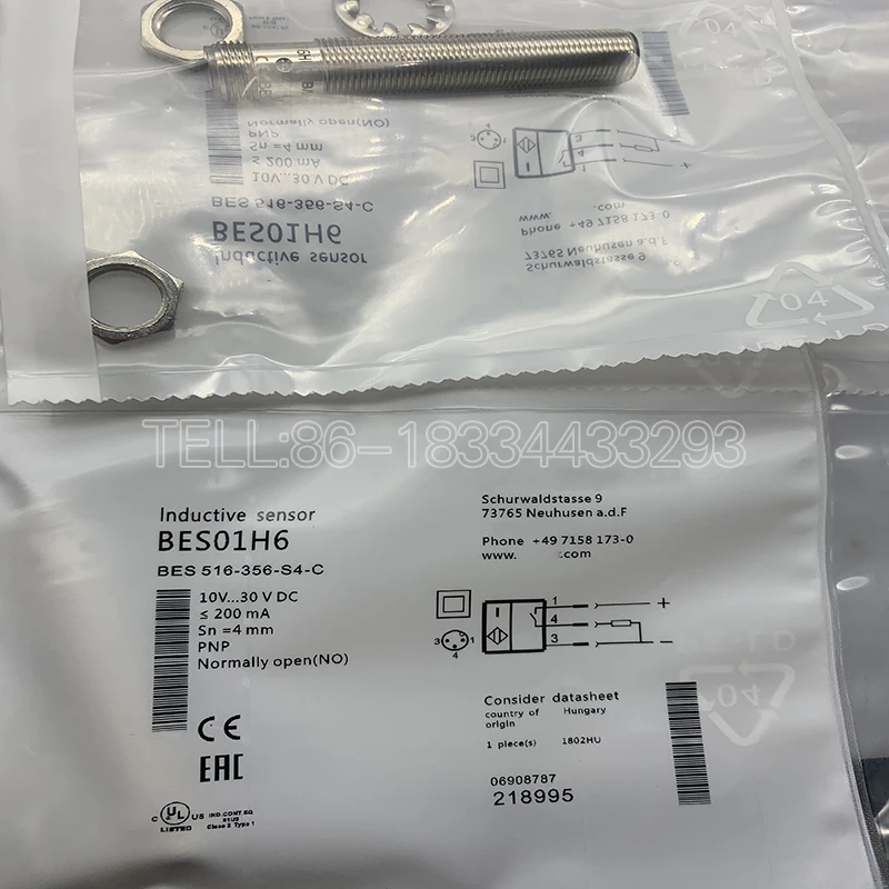 High Quality Proximity Switch Bes 516-131-s4-c Bes 516-324-s4-c Bes 516 ...