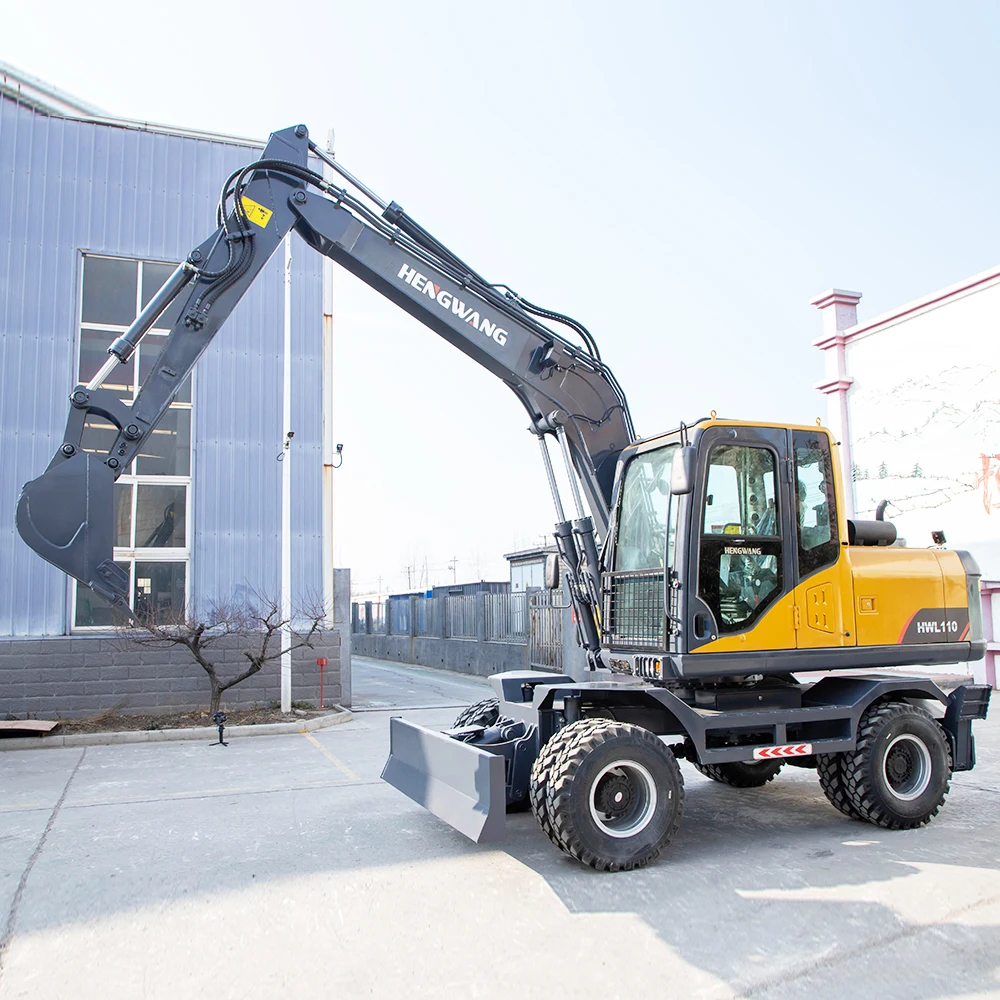 11 Ton Wheel Excavator - High Digging Power & Reliable Performance