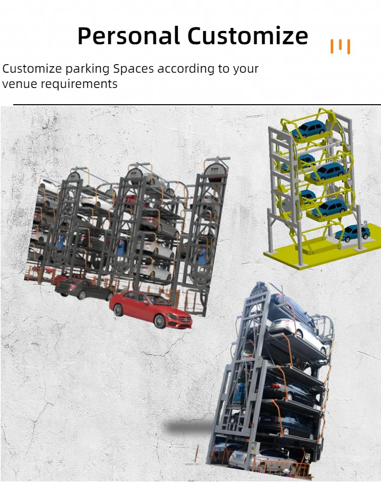 Durable 12-Car Mini Smart Vertical Rotary Car Parking System Automated ...