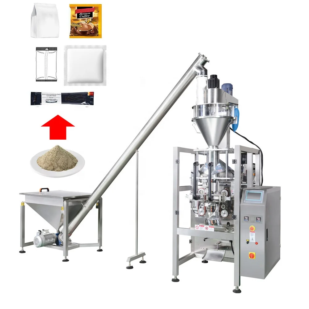 Automatic Vertical fill seal pouch bag sachet stick Coffee Cocoa Matcha ...