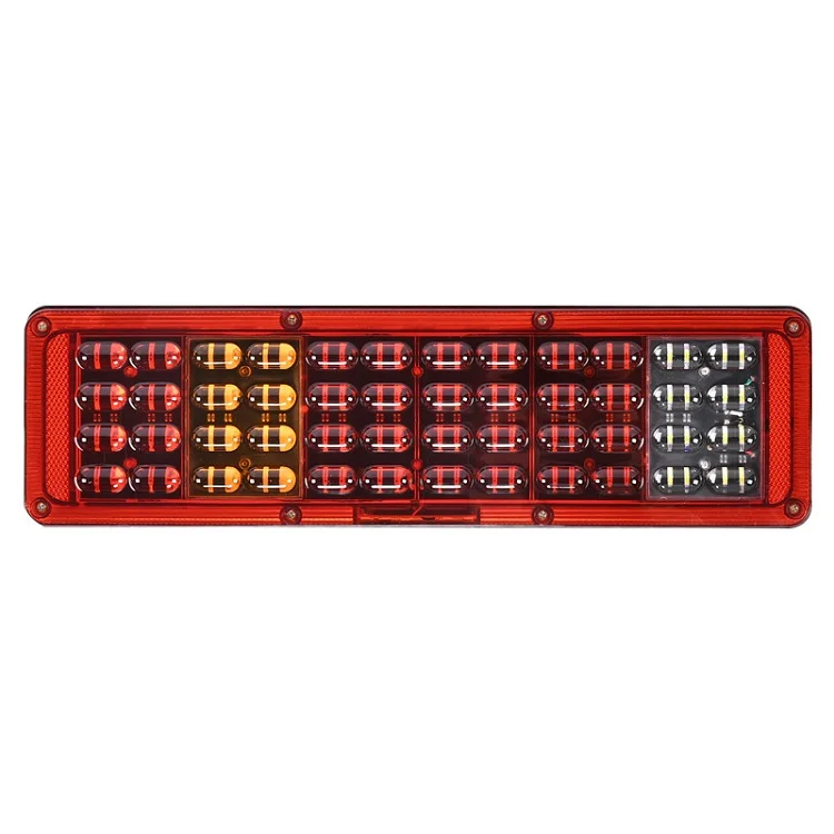 Universal Smoked Square Combination Led Signal Truck Trailer Tail ...