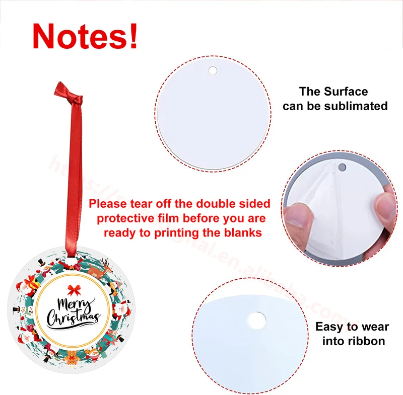 Custom 3 4 Inch Double Sided Hanging Metal Aluminum Sheets