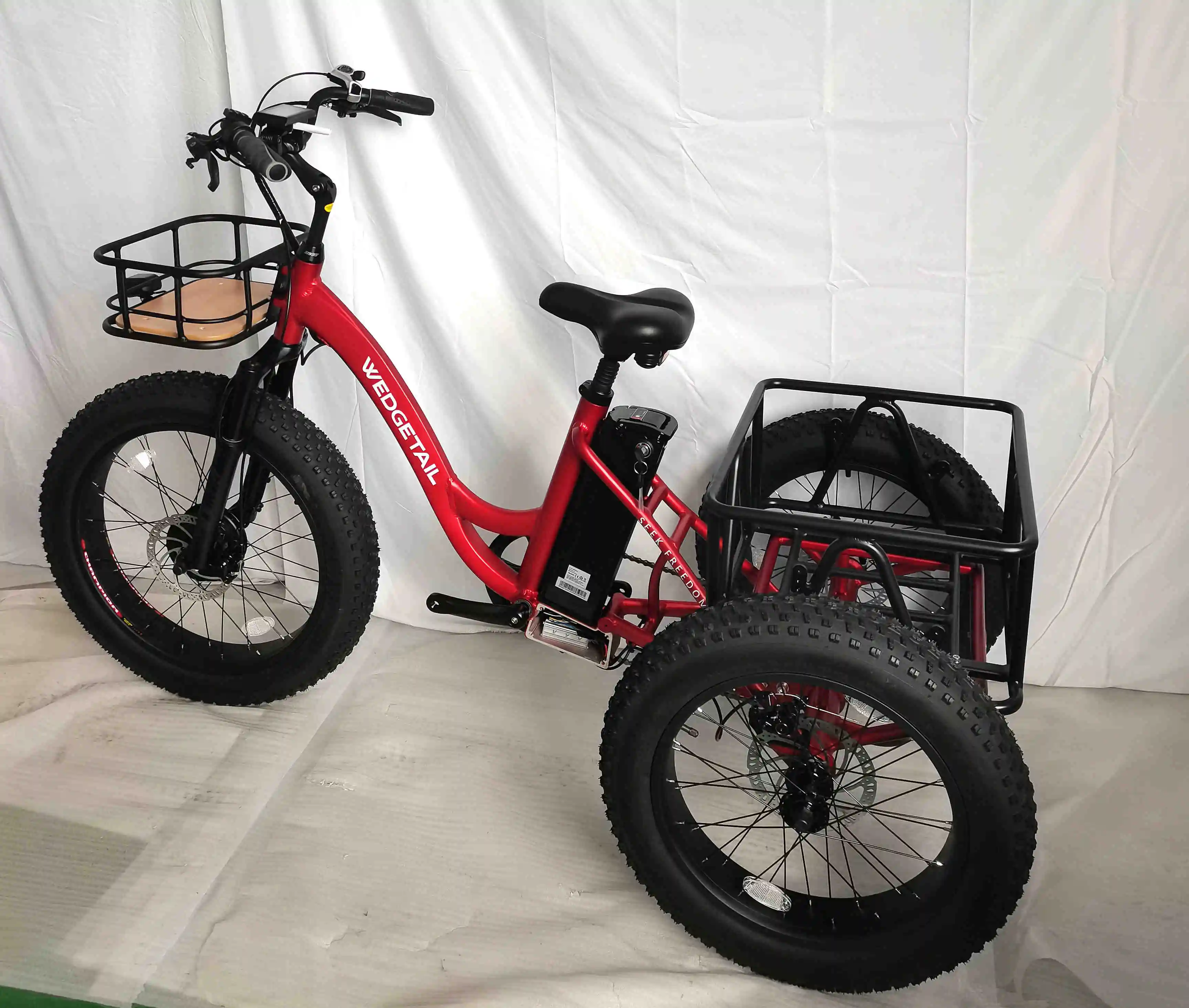 Mid Drive E-bike Motor Kit Electric Bicycle 3 Wheel Adult Electric ...