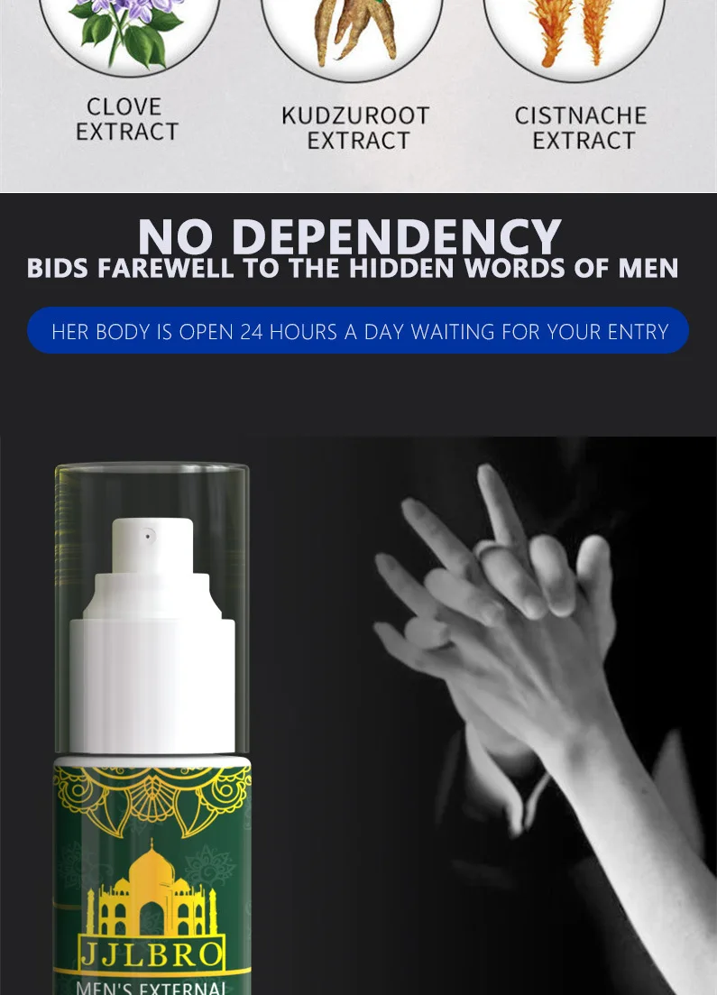 Penis Delay Spray For Men Essential Oil Spray Men's Penis Vitality ...