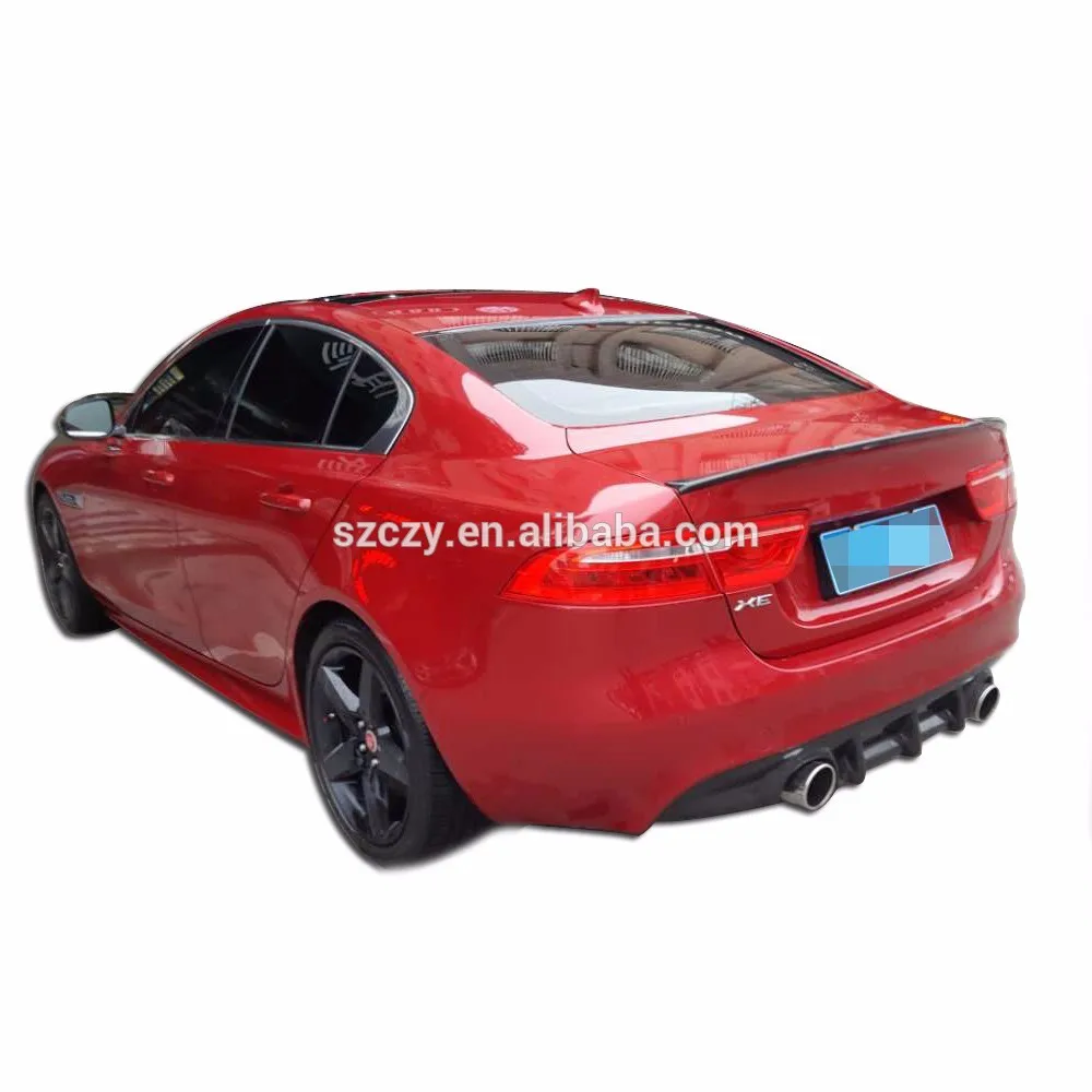 Rear Bumper Position Carbon Fiber Xe Rear Diffuser For Jaguar Xe 2015up ...