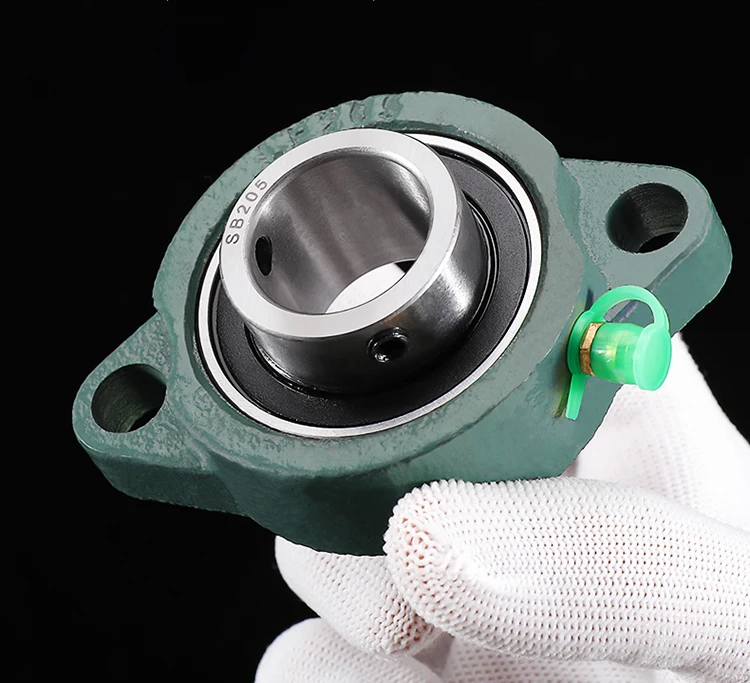 SBLF 206 Bolt Flange Set Screw Lock Bore Block Bearings SBLF206-20G ...