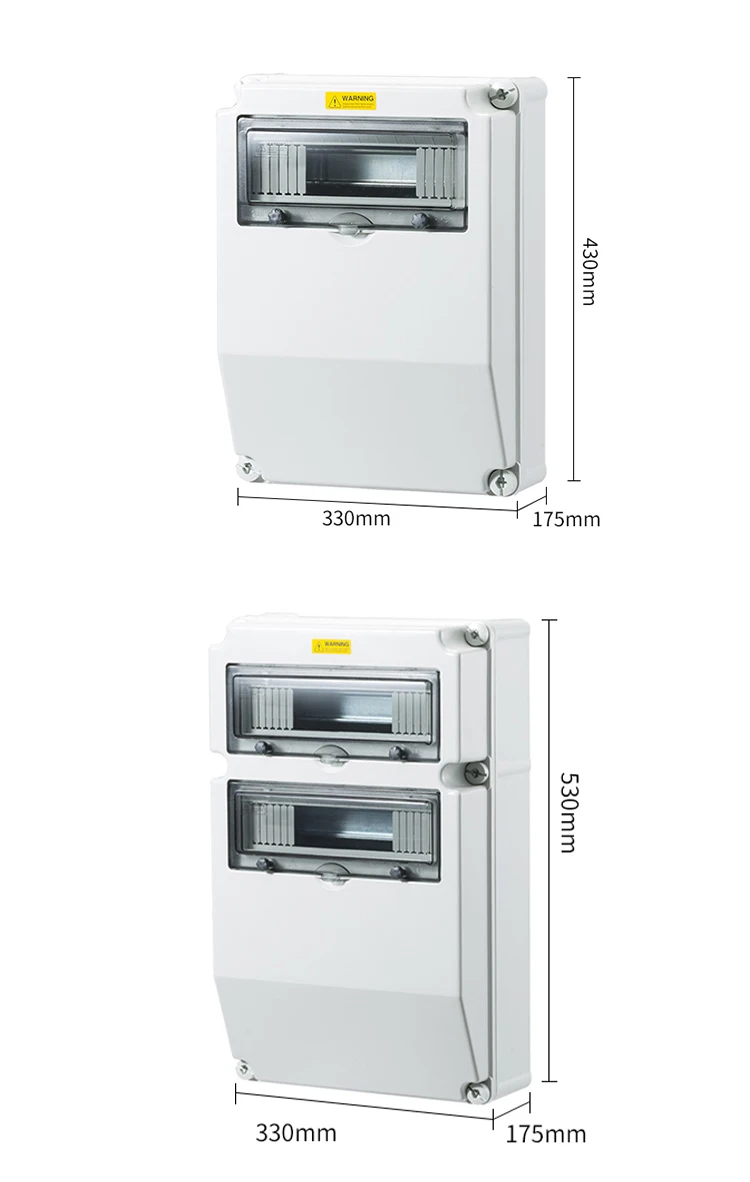 Outdoor Power Distribution Box Plastic Waterproof Industrial Outlet Box ...