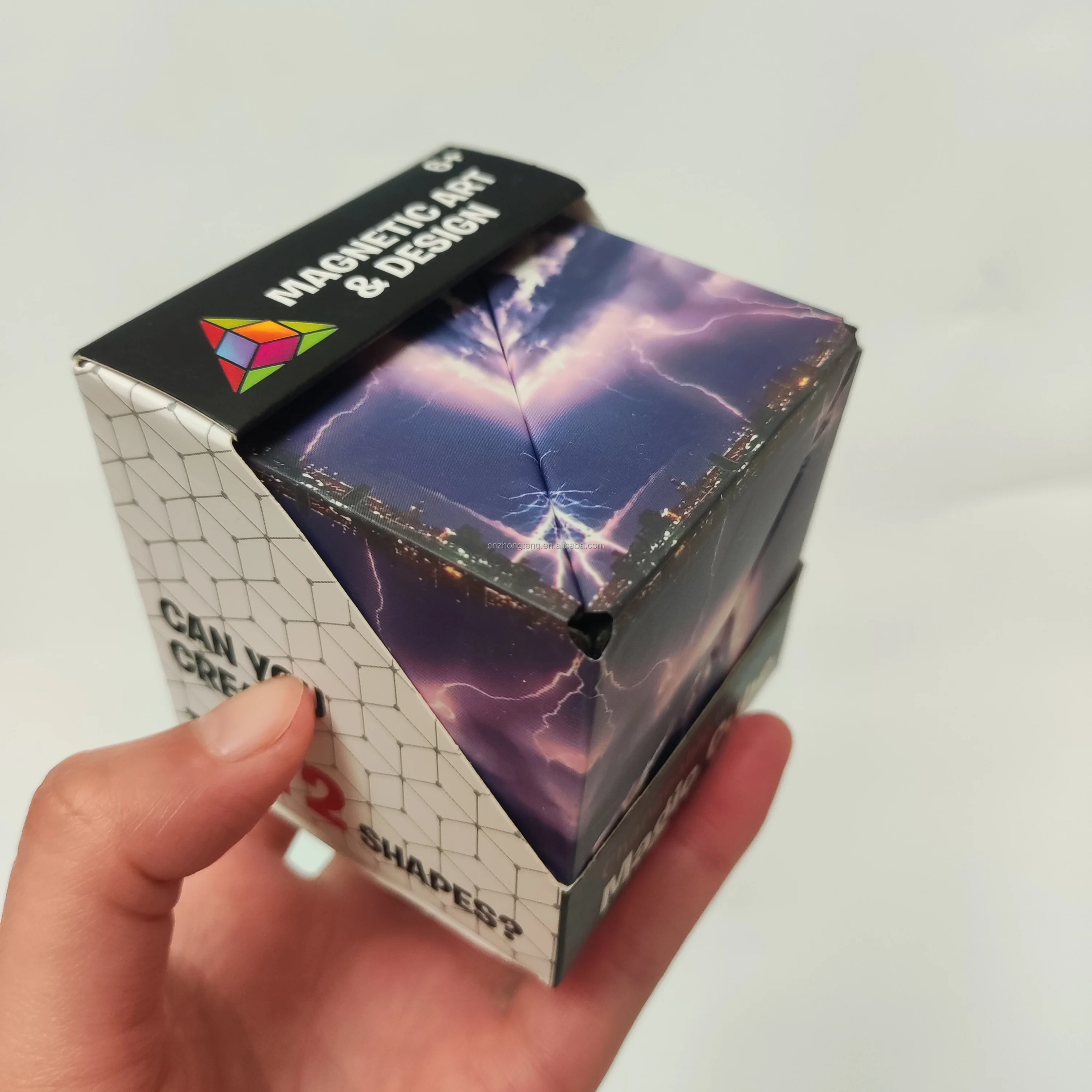 Thunder Lightning Design Fidget Toys Educational Space Geometry 3d ...