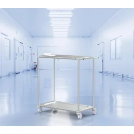 GMP-Compliant Stainless Steel Modular Transport Cart Variant a Hygienic ...
