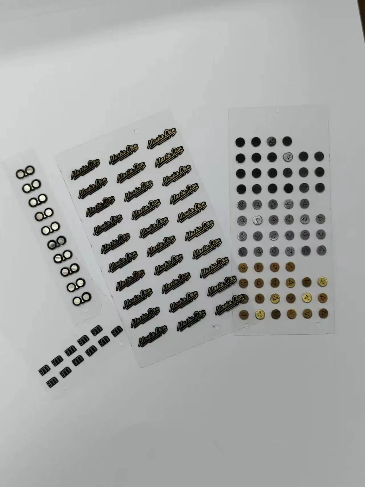 Custom Brushed 3D Electroforming Letter Nickel Label Silver Gold Black ...