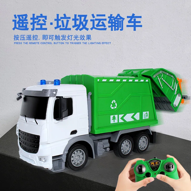 Remote Control Garbage RC Truck - Electric Recycling Toy