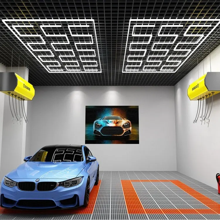 Garage Hexagrid LED Light - 40000 Hours Auto Detailing