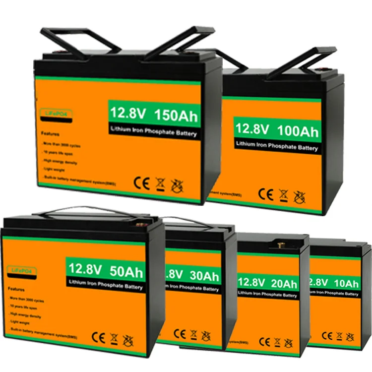 Lithium Ion Battery Capacity Lifepo4 12.8v 10ah 20ah 30ah 50ah 100ah ...