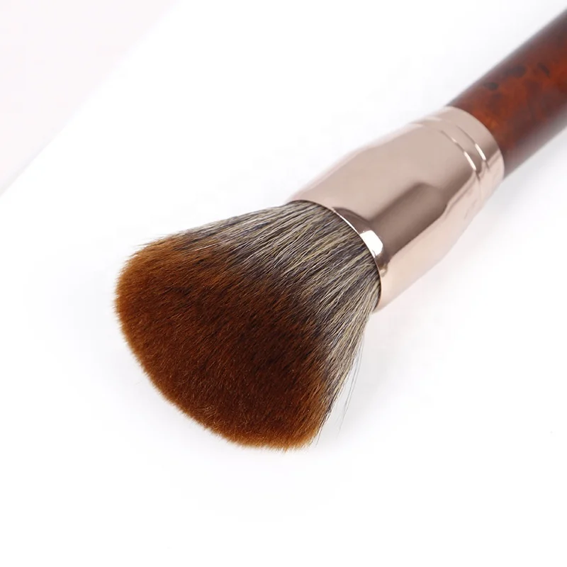 High Quality Single Brush with Red Wood Handle Luxury Powder & Blush ...