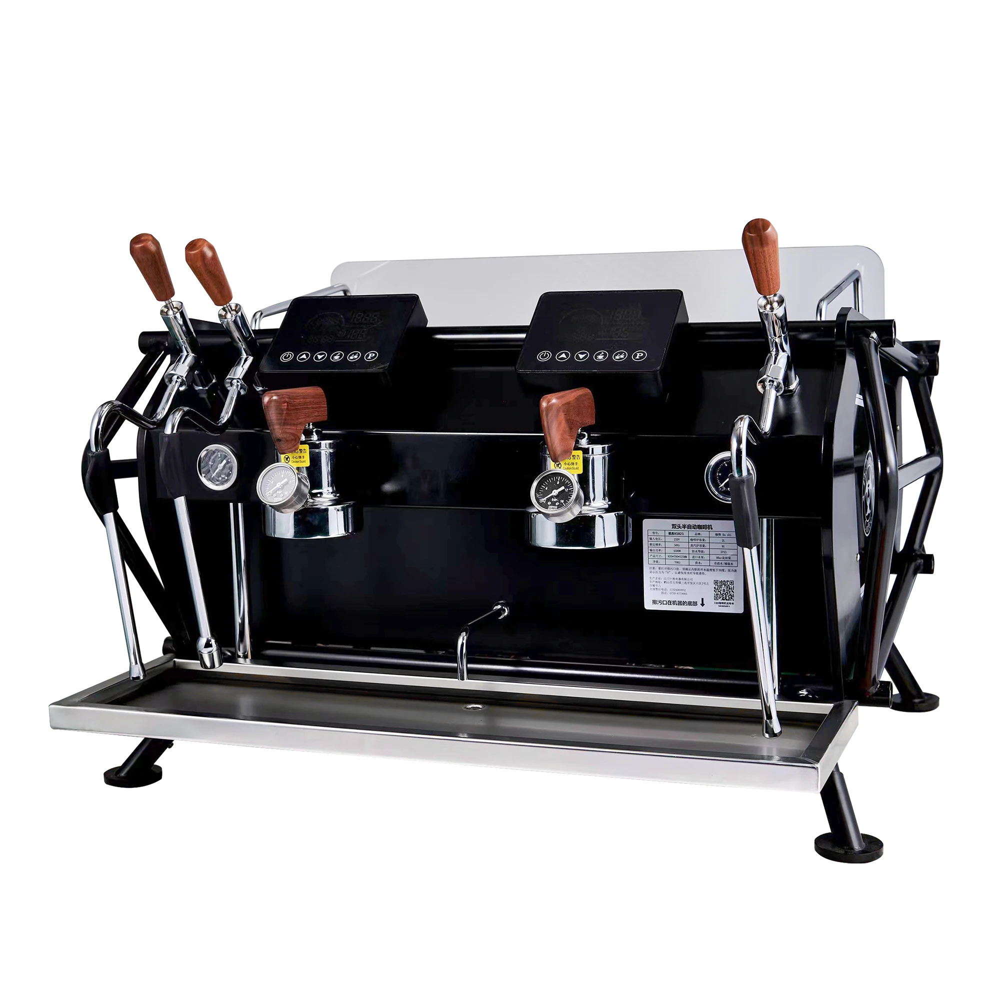 XEOLEO 2L+6L Dual Boiler Espresso Machine, 4500W Automatic Coffee Maker ...