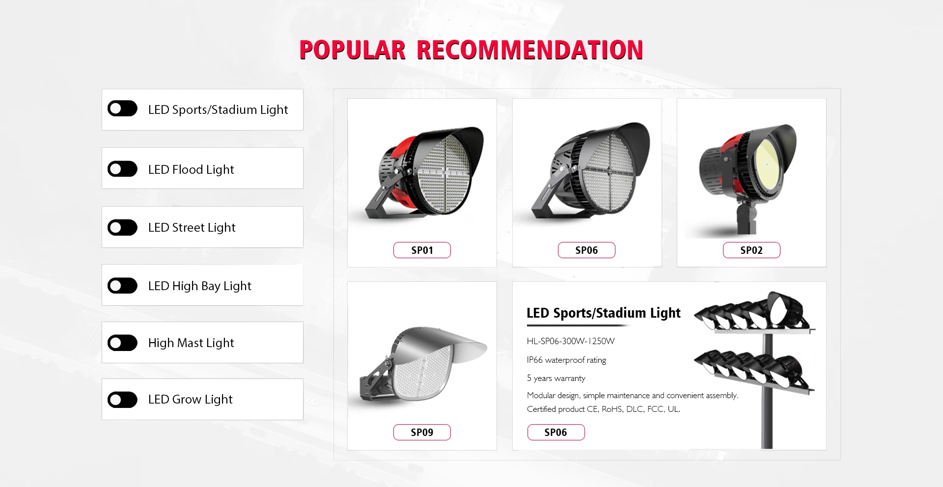 Shenzhen Huadian Lighting Co., Ltd. - LED STADIUM LIGHT, LED GROW LIGHT