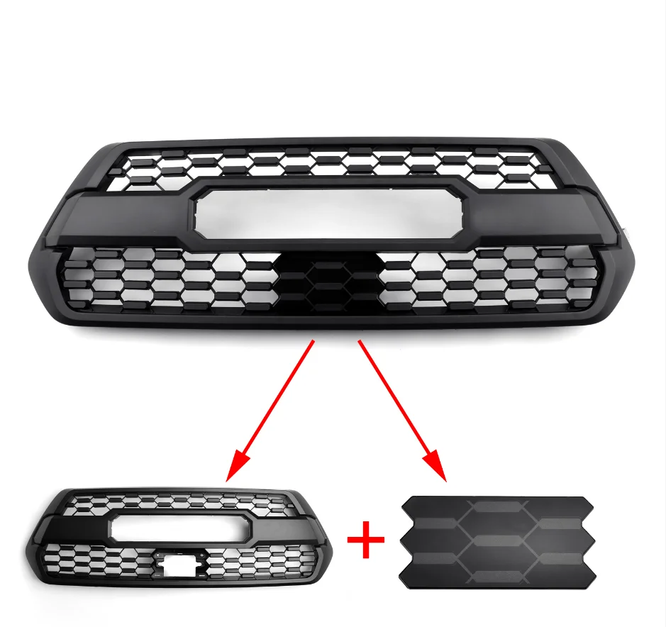 Auto Modified Front Grille Garnish Cover Radiator Body Accessories For ...