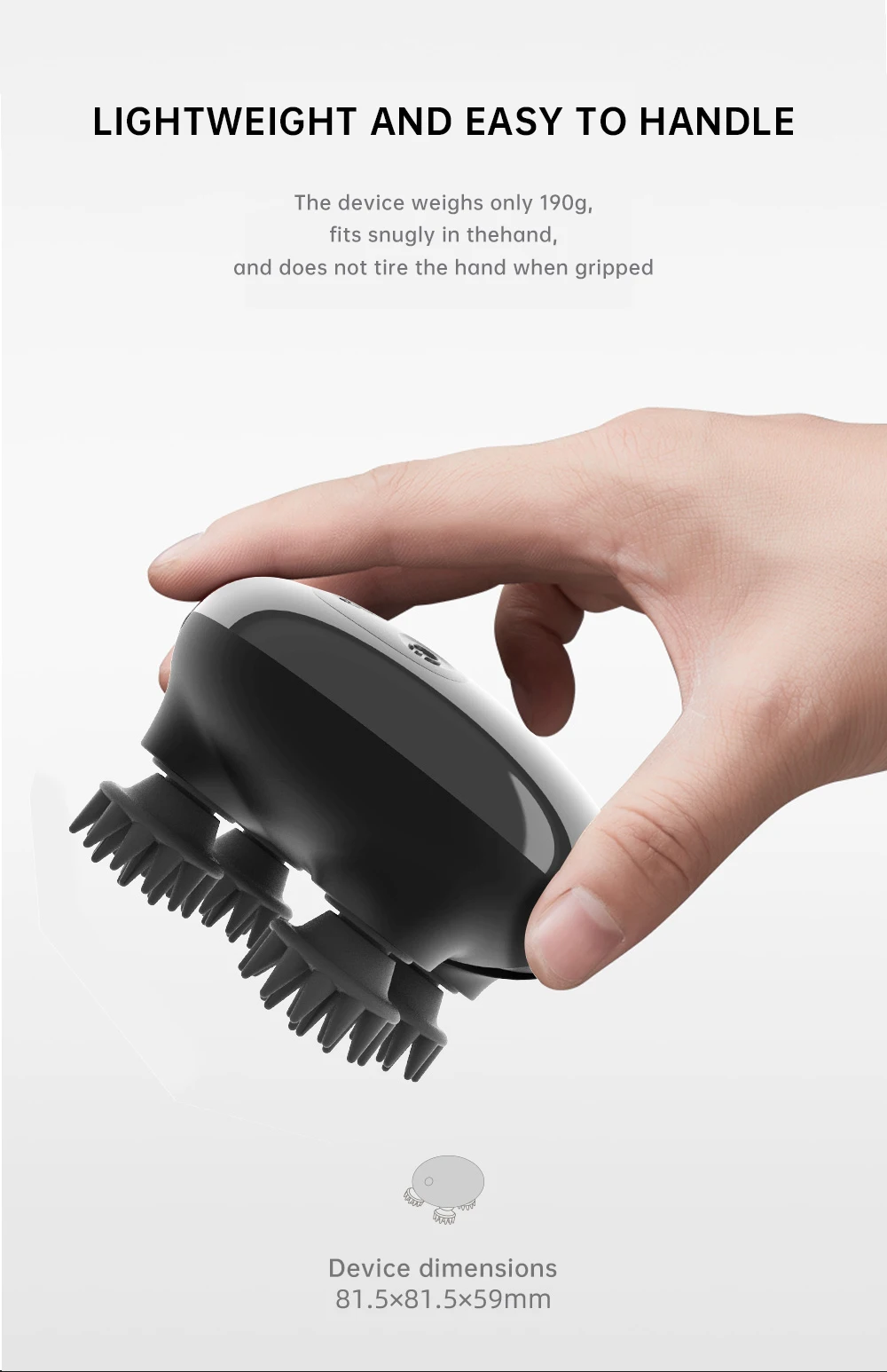 Unbeatable Value: High-tech Head Massager With Red Light,Ems,Human-like ...