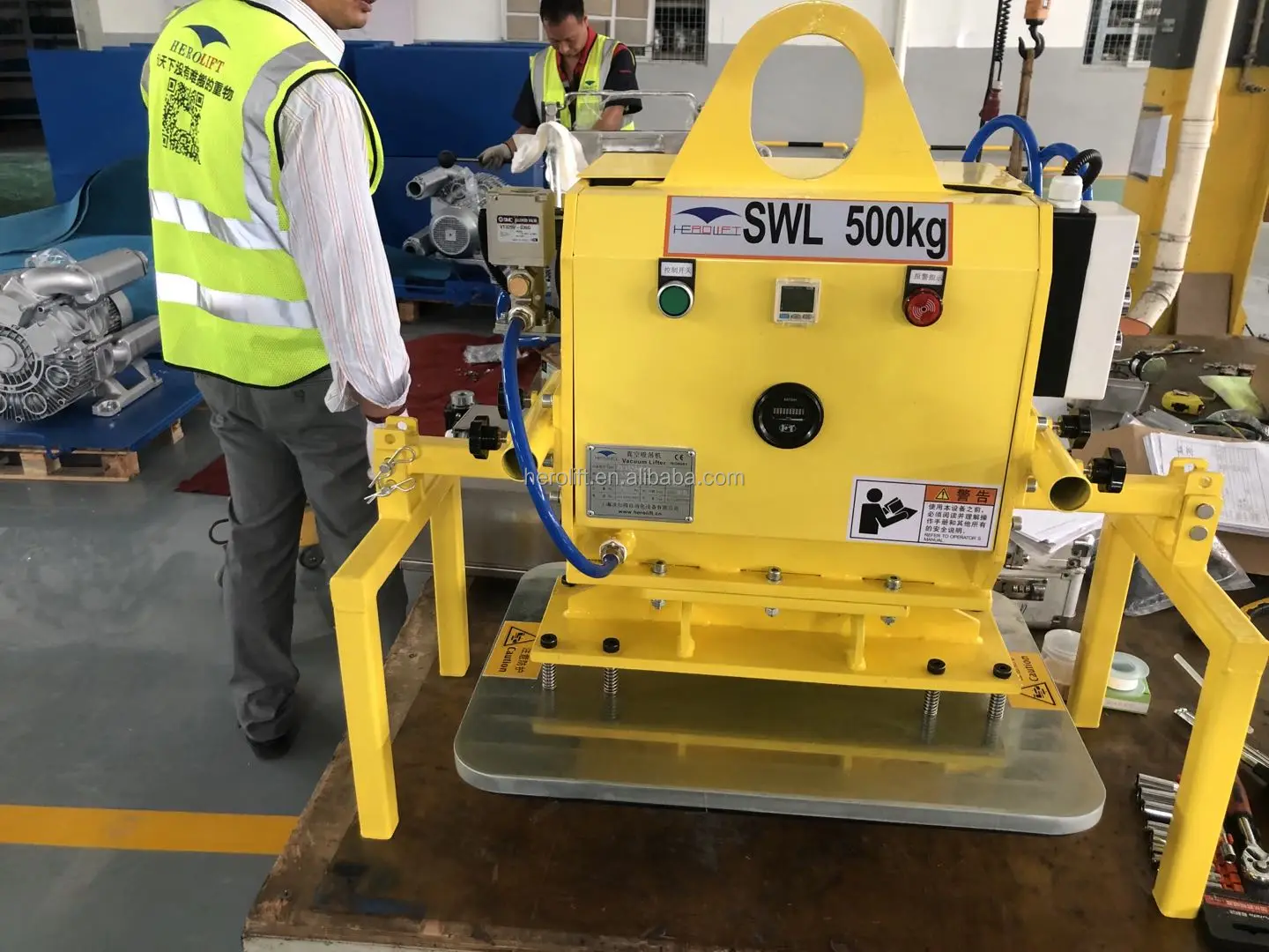 1000kg Capacity Customized Mini Vacuum Lifter For Carbon Brick - Buy ...