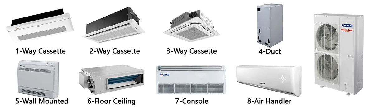 Gree Dc Inverter Ultra Heat Air Conditioner Commercial Household Room ...