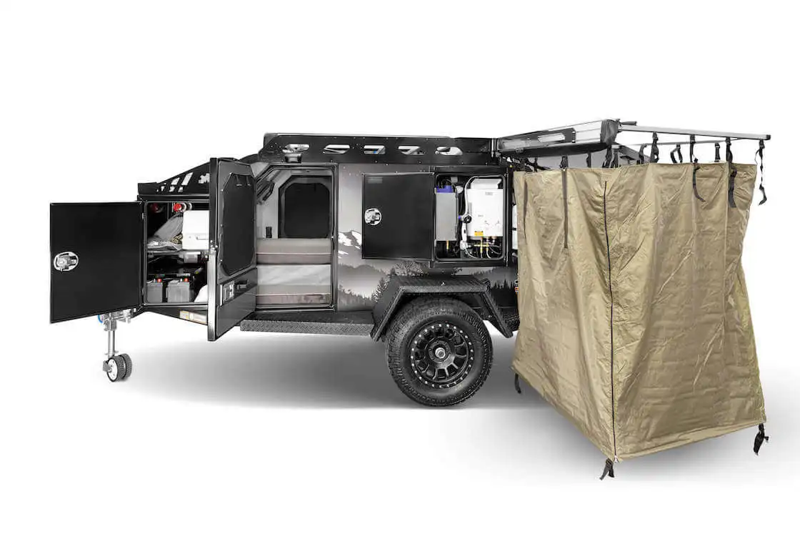 Manleyorv 4x4 Offroad Small Teardrop Camper Trailer - Single Axle RV ...
