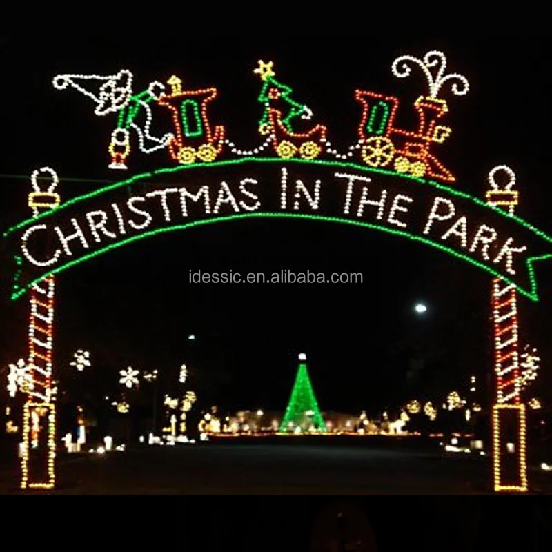 Outdoor Extra Large Illuminated Joy Letters Signs for Christmas