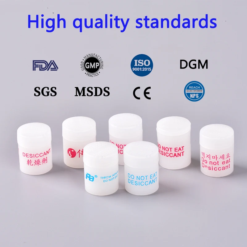 Cylindrical Desiccant Canister Silica Gel For Pharmaceutical Primary ...
