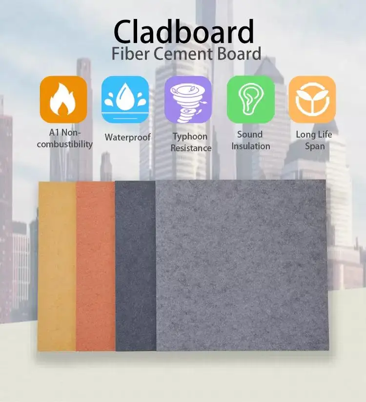 High Temperature Fire Resistant Fiber Cement Board - Buy High ...