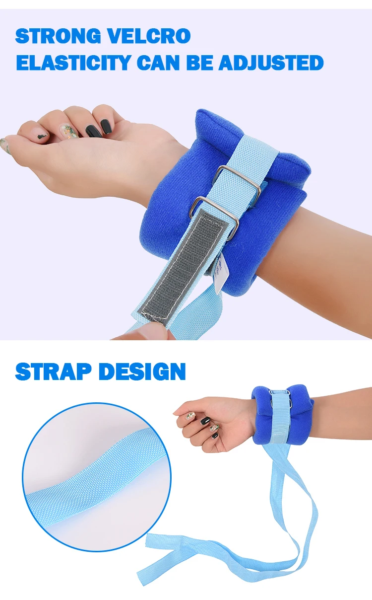 Bed Patient Limb Holder Compressed Band Wrist Restraint Straps For ...