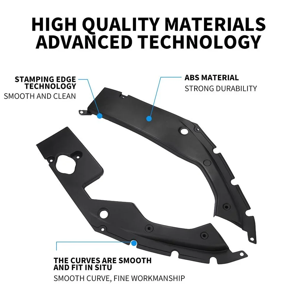 RMAUTO Car Engine Bay Side Panel Cover for Honda Civic 10th Gen