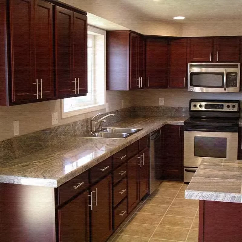 American Classic Red Cherry Shaker Style Kitchen Cabinets - Affordable ...