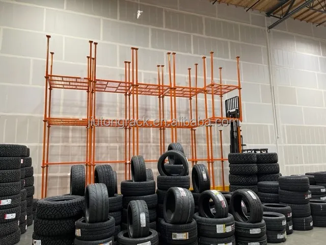 Stackable Tire Racks - Durable & Portable Storage Solutions
