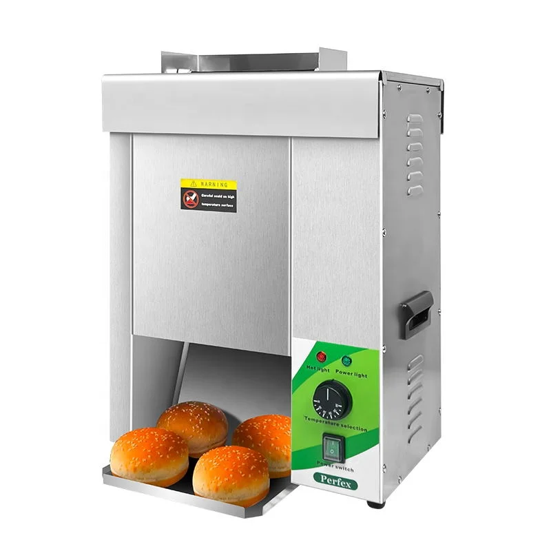 Multifunctional Conveyor Chain Toaster for Hamburger Buns