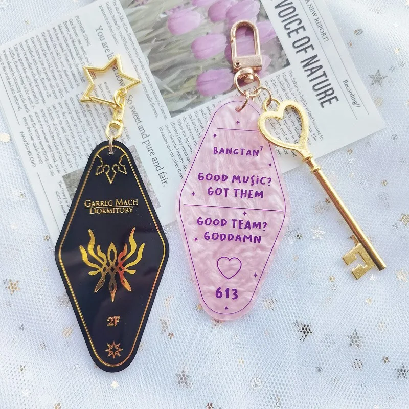 Wholesale Cute Kawaii Anime Cartoon Characters Keychain Custom clear ...