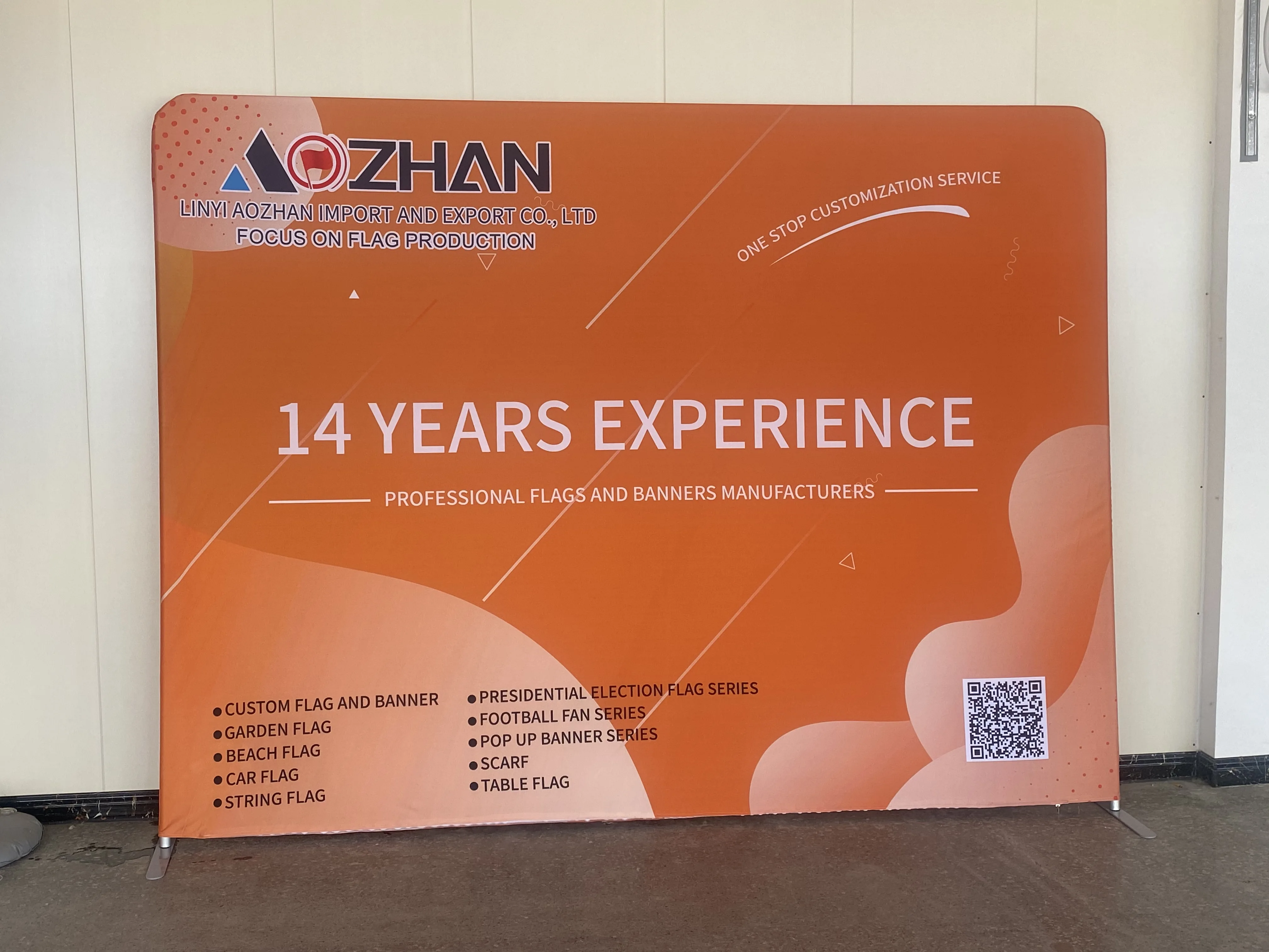 Portable Exhibition Booth Wall Banner Stand Straight Backdrop Tension ...